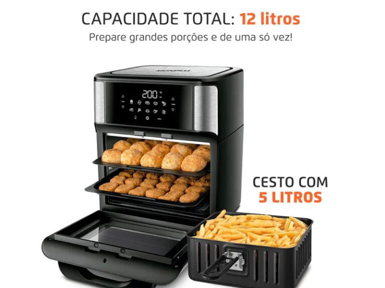 Air Fryer Oven Mondial Forno AFO-12L-BI, é boa?