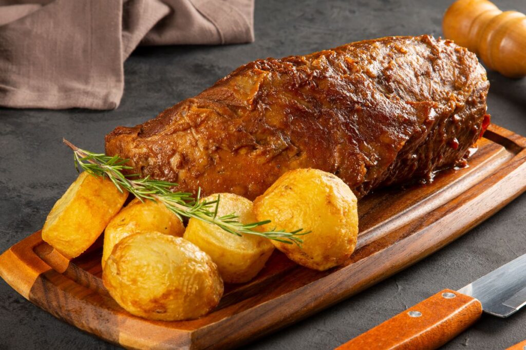 Carne Assada com Batatas na Air Fryer